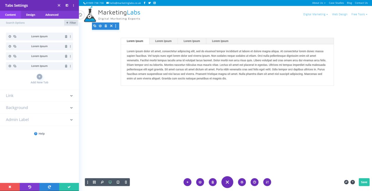 How to create vertical / side Divi tabs module layout with CSS ...