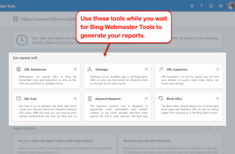 A guide to setting up and using Bing Webmaster Tools