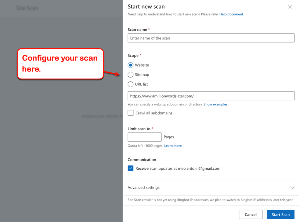 A guide to setting up and using Bing Webmaster Tools