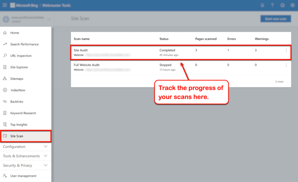A guide to setting up and using Bing Webmaster Tools