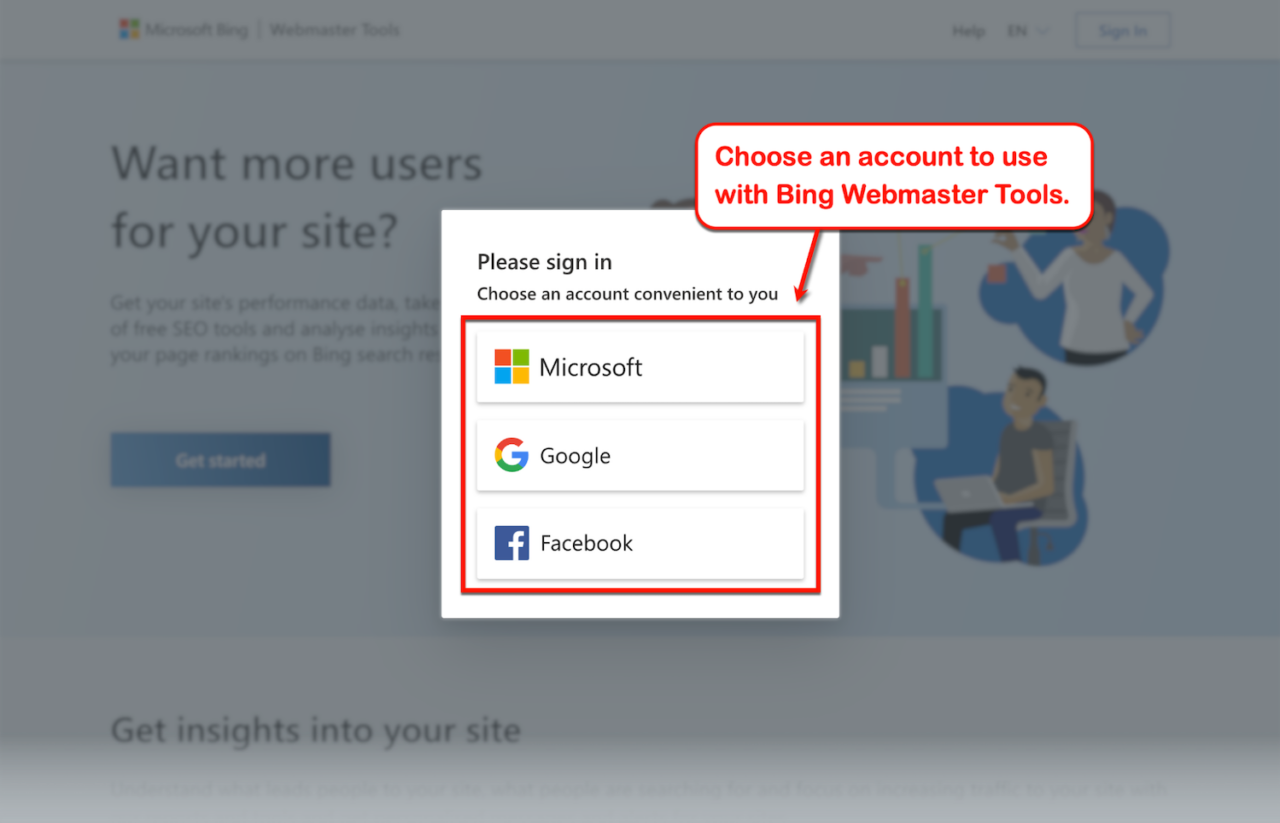 A guide to setting up and using Bing Webmaster Tools