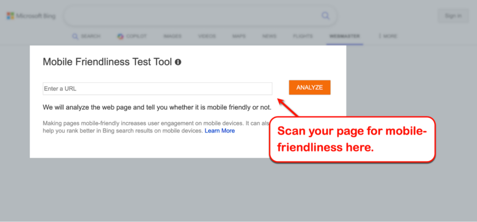 A guide to setting up and using Bing Webmaster Tools