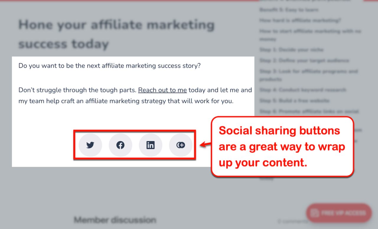 How and where to add social share buttons to your website