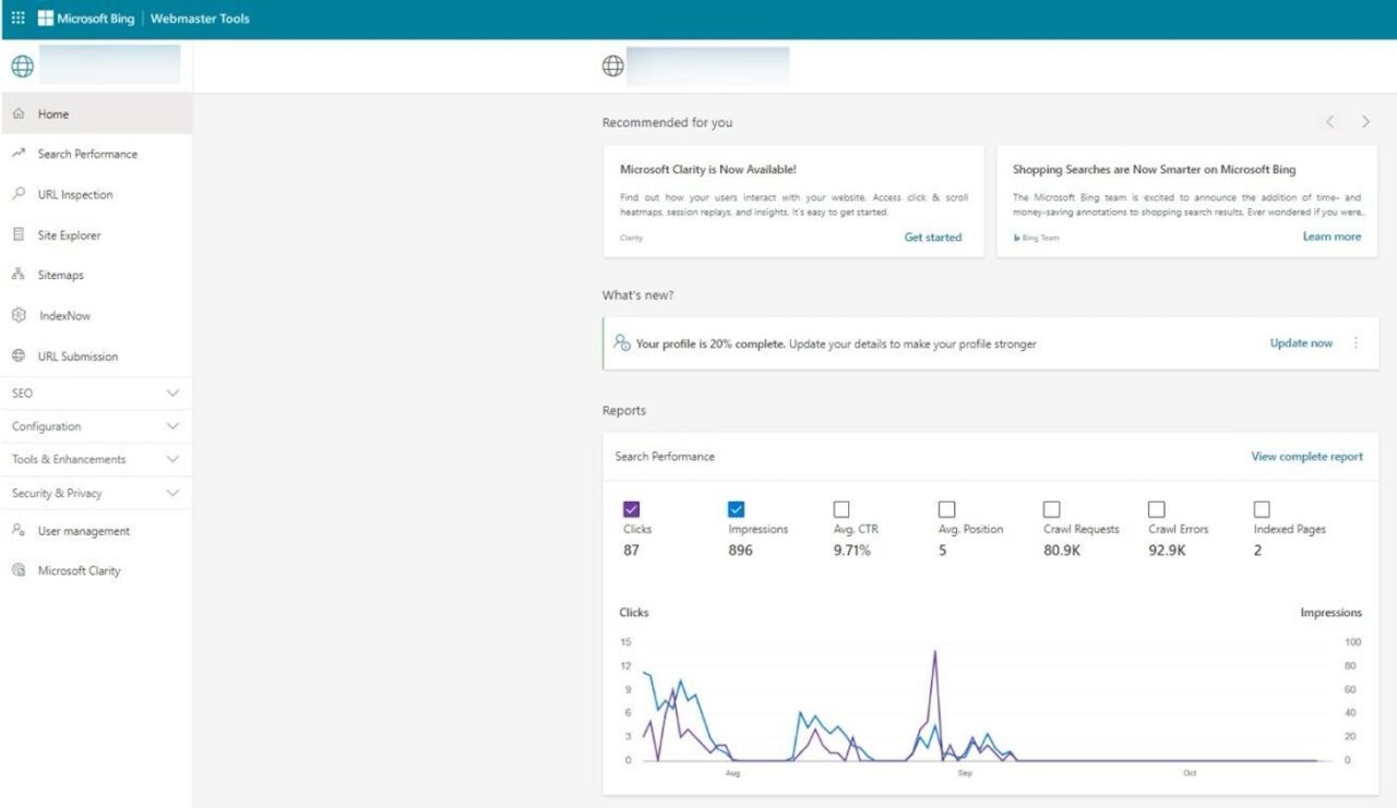 A guide to setting up and using Bing Webmaster Tools