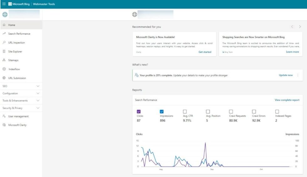 A guide to setting up and using Bing Webmaster Tools