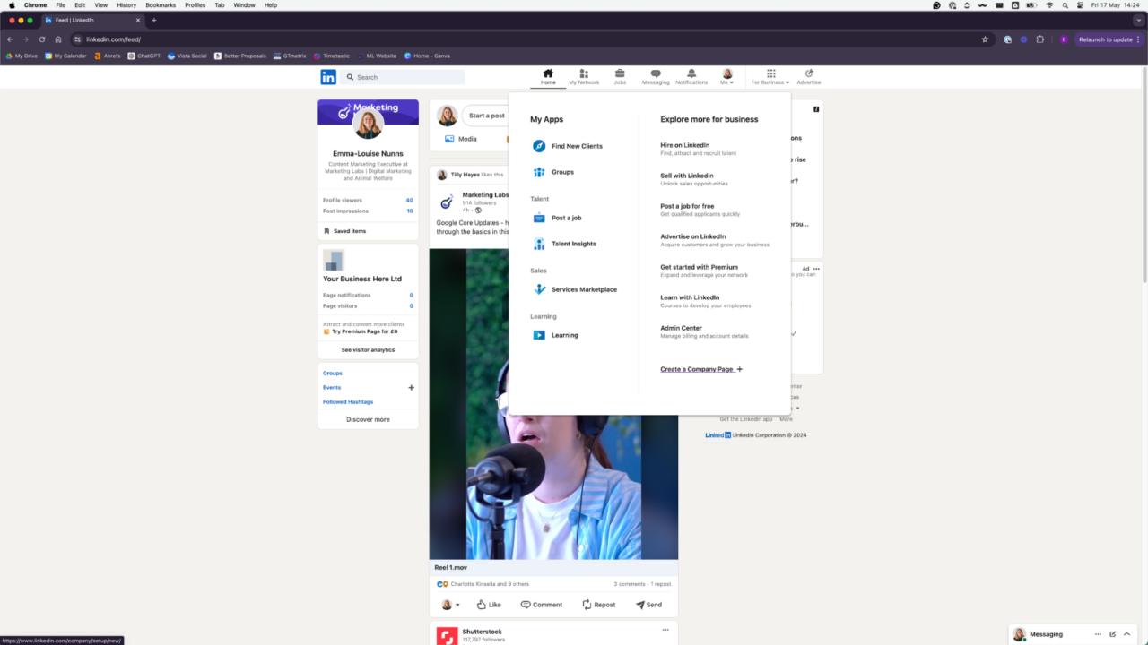 How to create a company page on LinkedIn - Marketing Labs