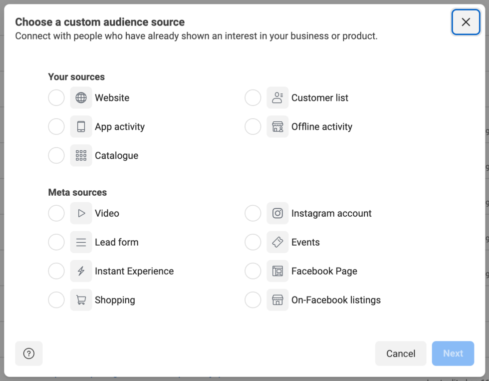 A guide to custom audiences and customer lists in Meta Ads