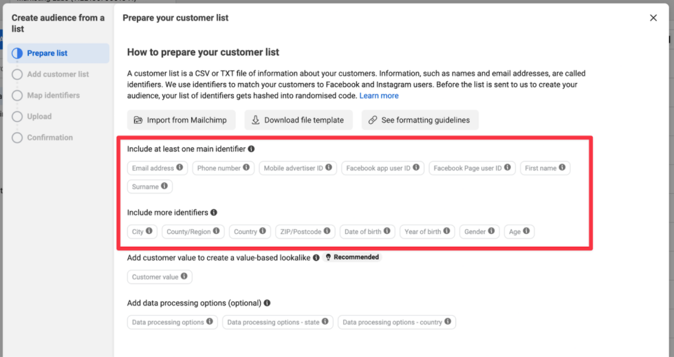 A guide to custom audiences and customer lists in Meta Ads